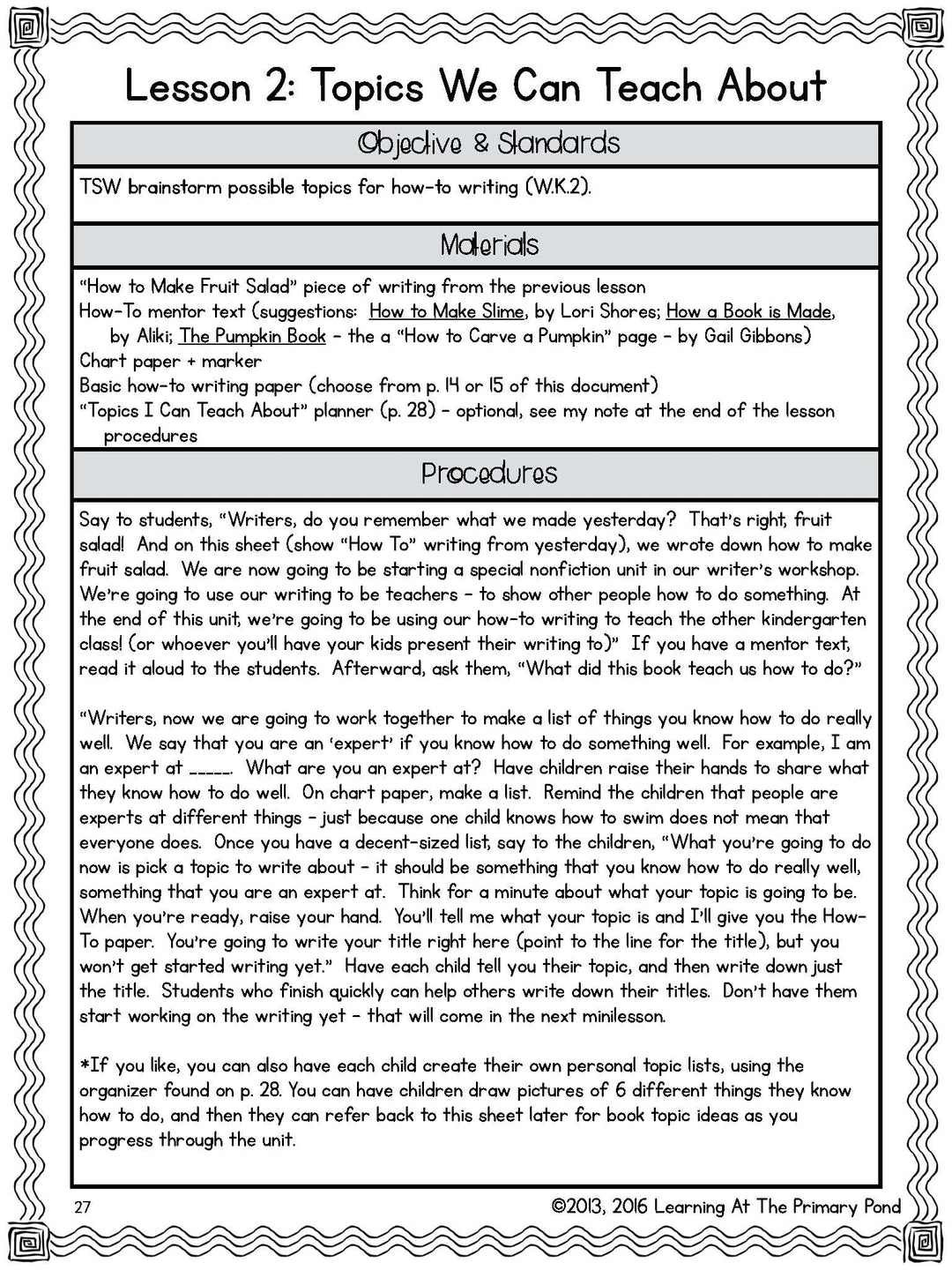 Kindergarten How-To Writing Lessons {Kinder Writing Workshop Unit 4 ...