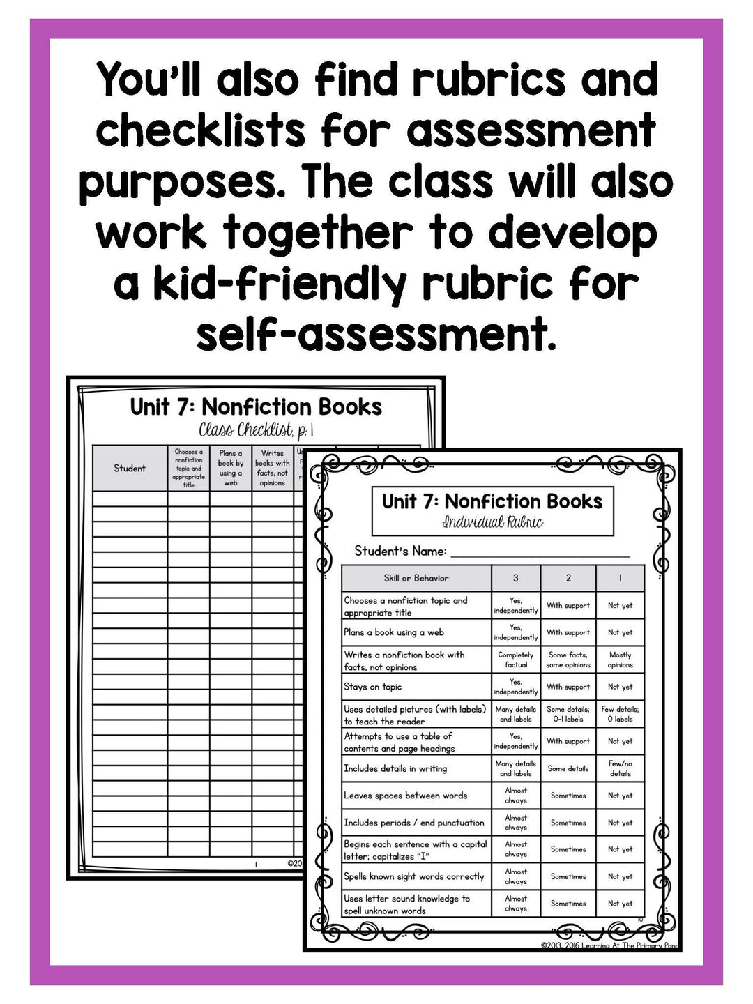 Kindergarten Nonfiction Writing Lessons {Kinder Writing Workshop Unit ...