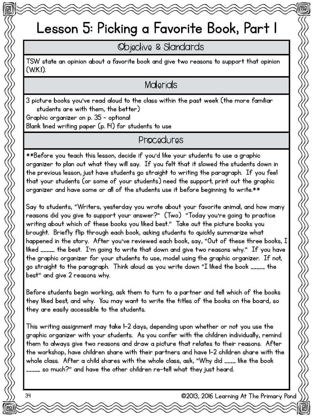 Kindergarten Opinion Writing Lessons {Kinder Writing Workshop Unit 5 ...