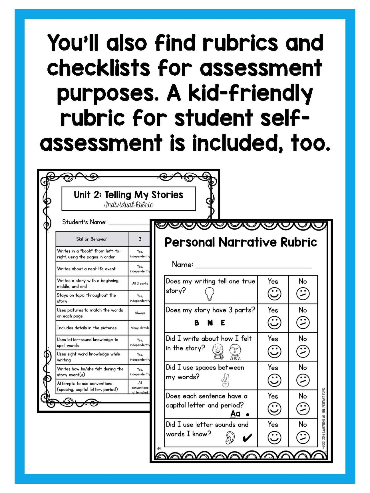 Kindergarten Personal Narrative Writing Lessons {Kinder Writing Worksh ...