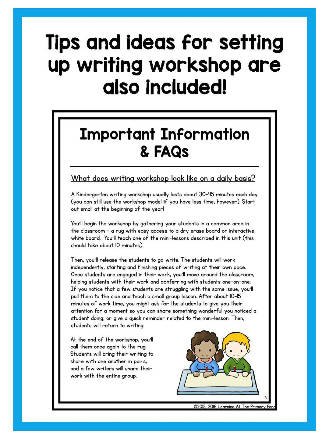 Kindergarten Personal Narrative Writing Lessons {Kinder Writing Worksh ...
