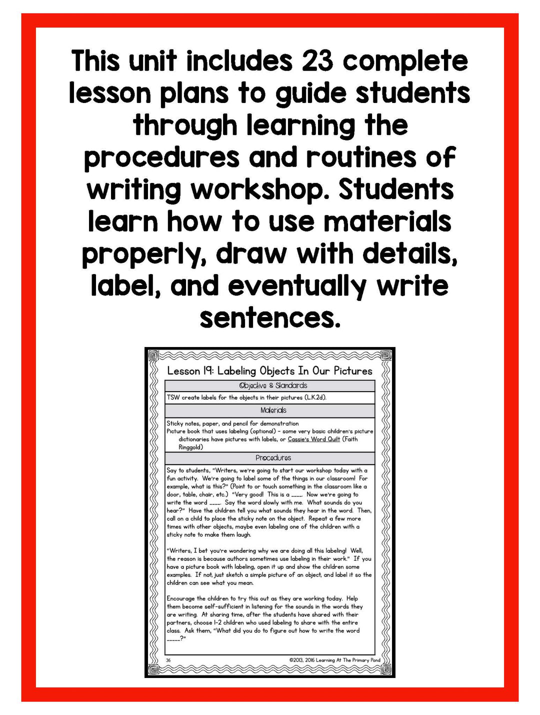 Kindergarten Writing Workshop Introduction Unit {Kinder Writing Worksh ...