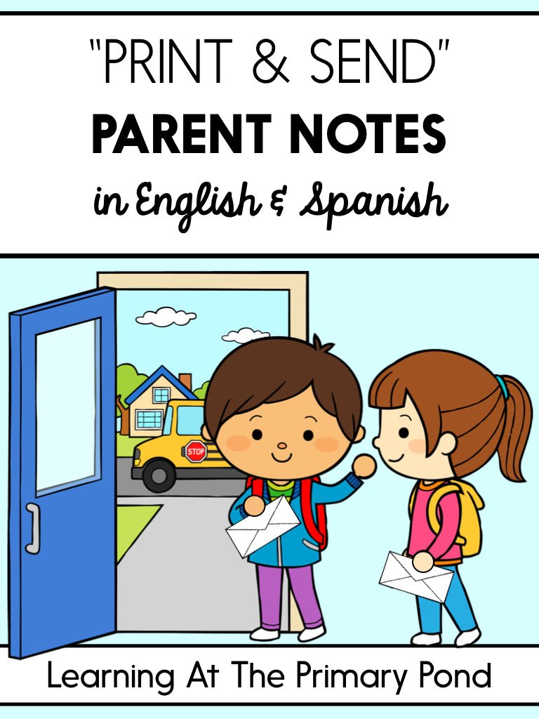 Parent Notes – learning-at-the-primary-pond