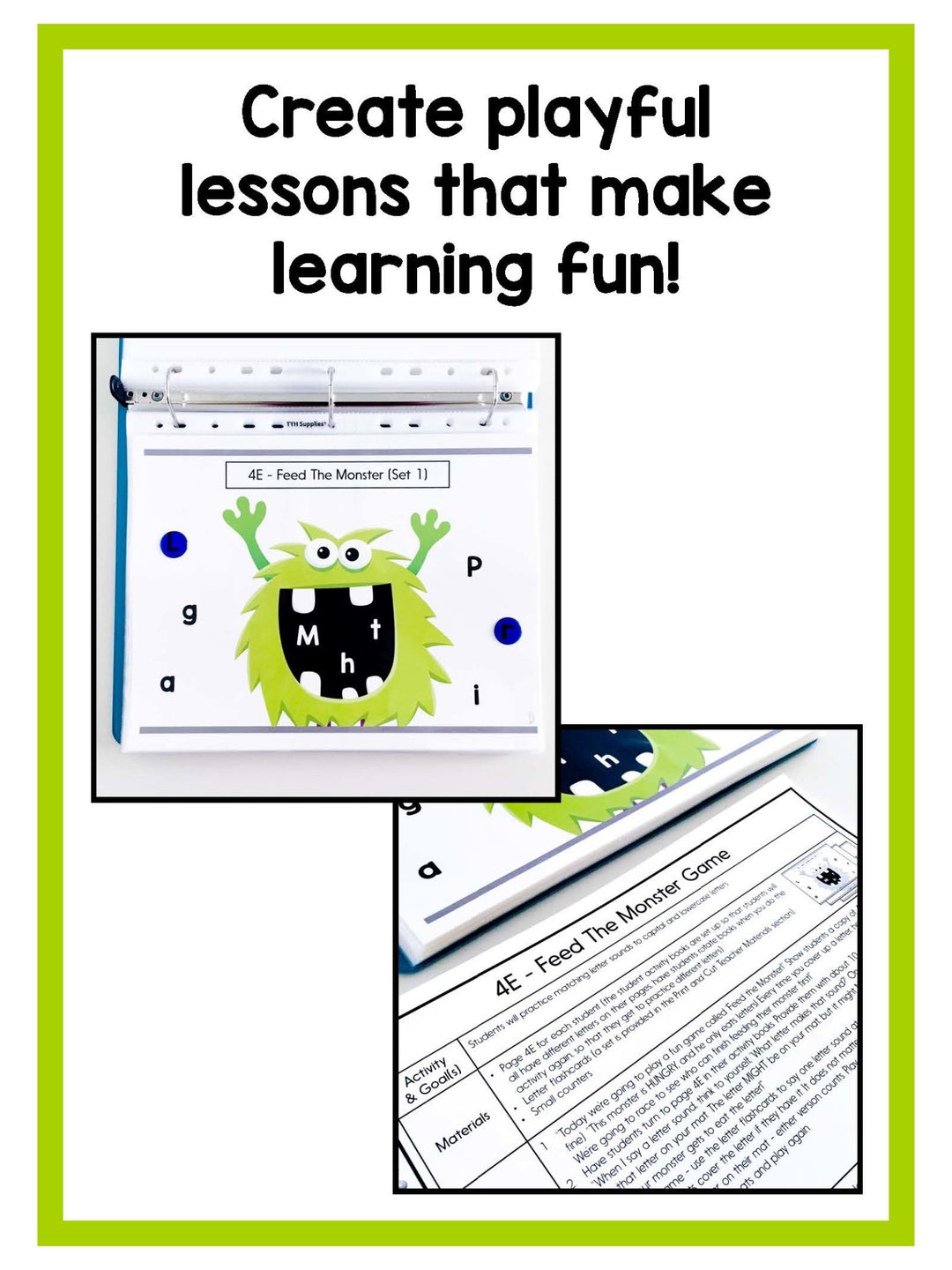 Pre A Guided Reading Activity Binders – Learning at the Primary Pond