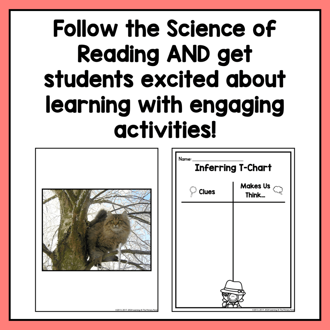 Reading Comprehension Lesson Plans for K-1 {Unit 9: Making Inferences ...