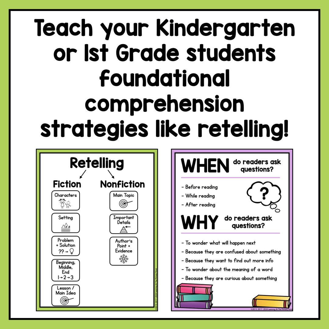 Reading Comprehension Strategies Curriculum for Kindergarten and First ...