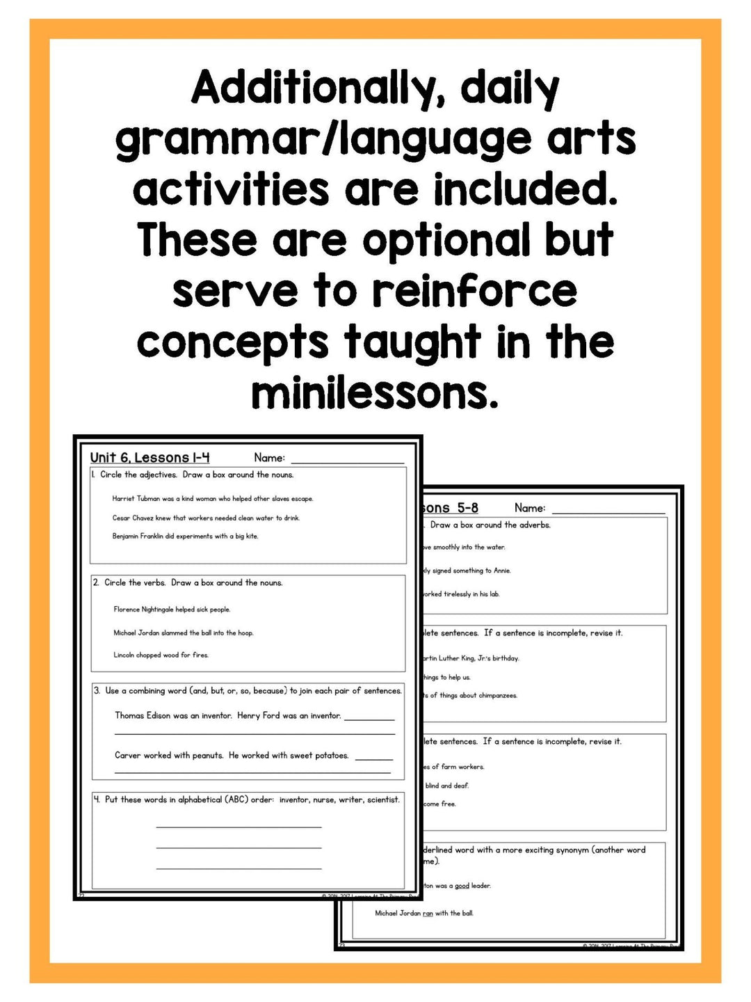 Second Grade Biography Writing & Lab Reports {2nd Grade Writing Worksh ...