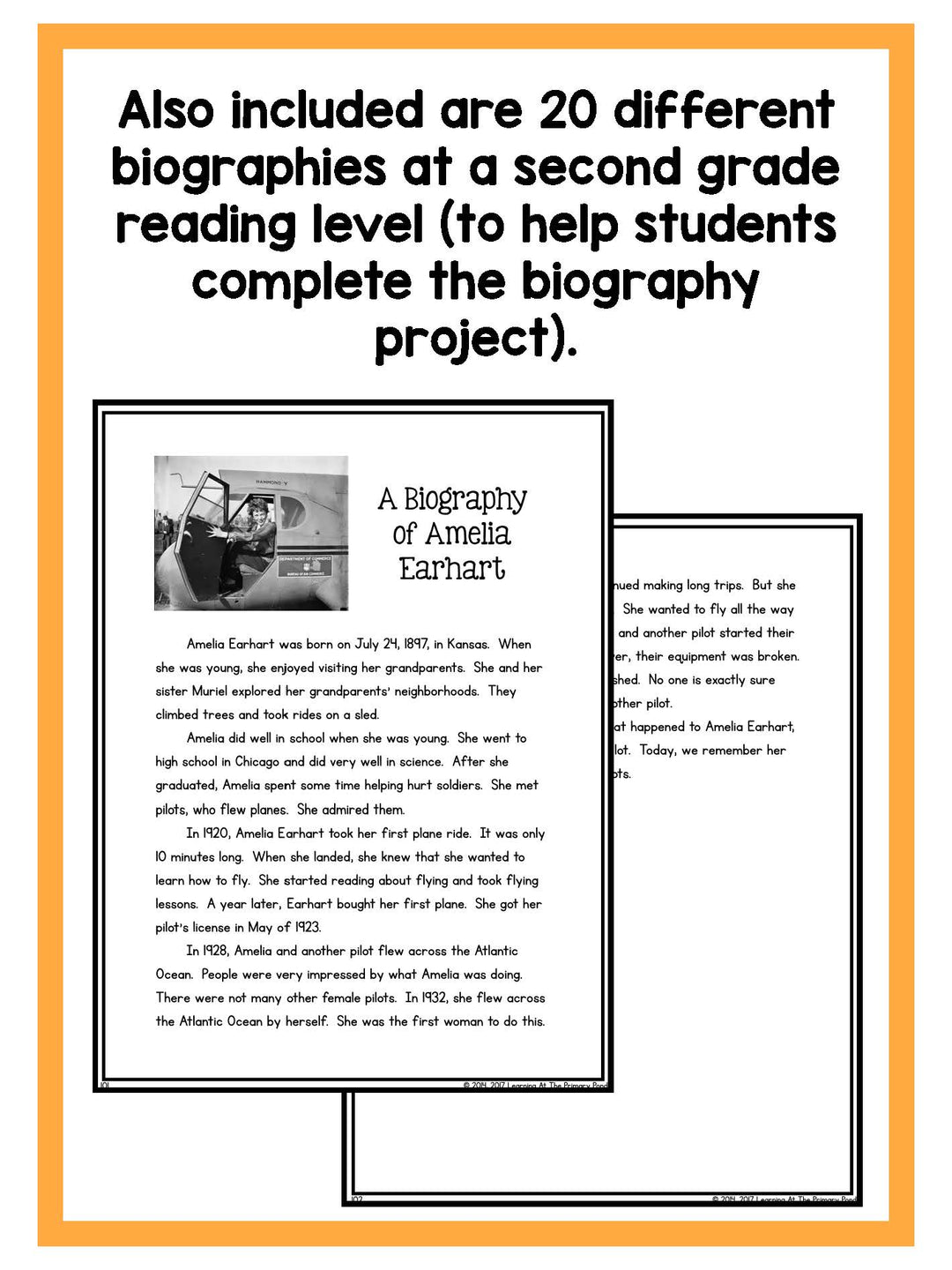 Second Grade Biography Writing & Lab Reports {2nd Grade Writing Worksh ...