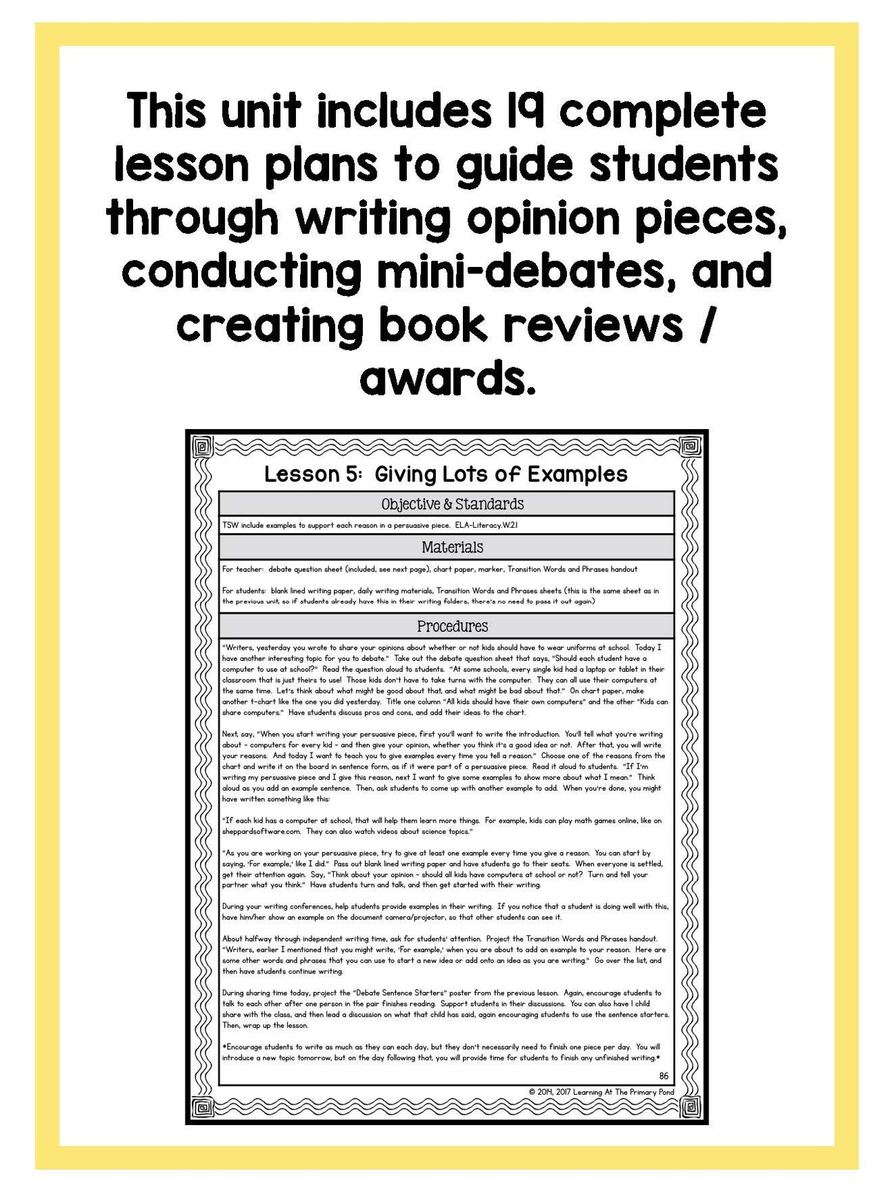 Second Grade Opinion Writing Lessons {2nd Grade Writing Workshop Unit ...