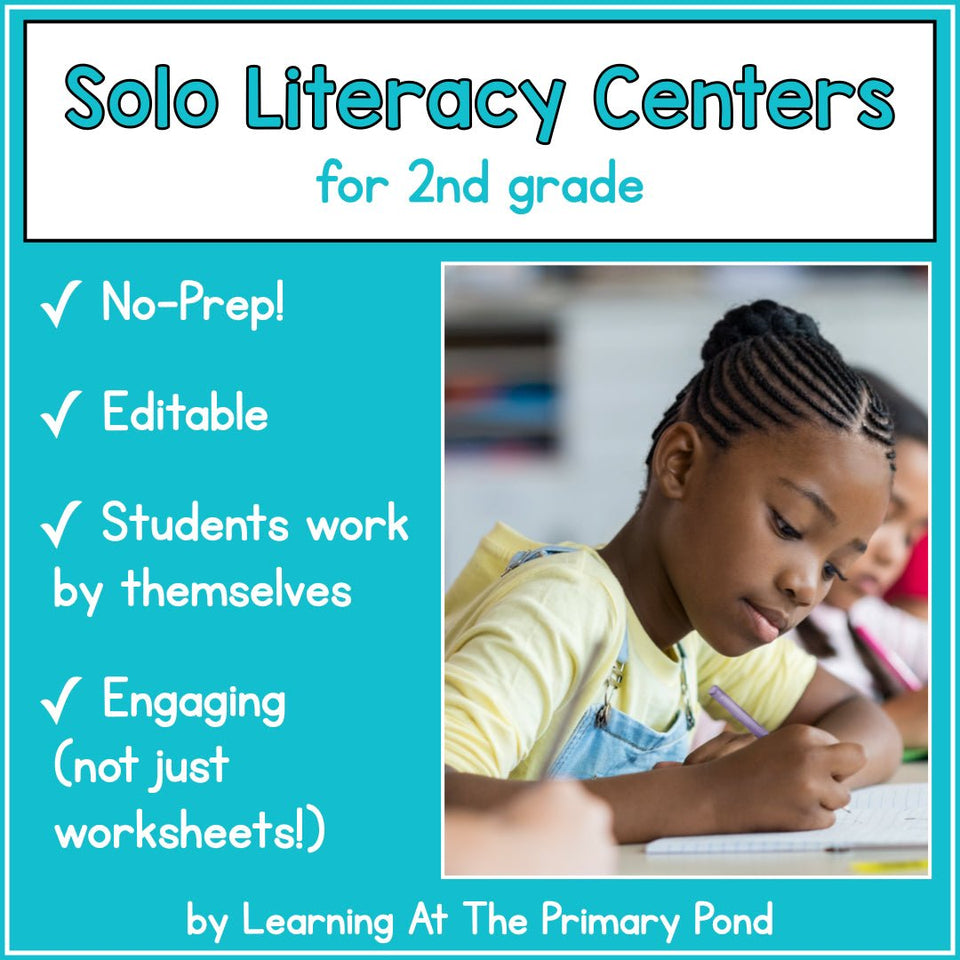 Second Grade Centers – Learning at the Primary Pond