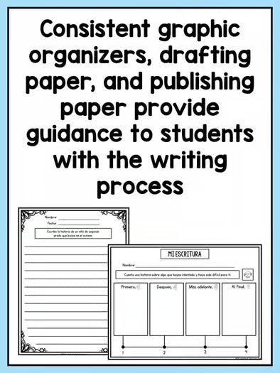 SPANISH Writing Prompts For Second Grade Narrative Writing – learning ...