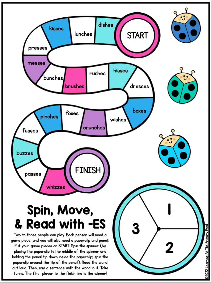 Word Endings Parent Pack ~ Targeted Skill Pack for K-3 – Learning at ...